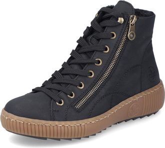 Rieker Damen Low-Top Sneaker Z6610, Frauen Halbschuhe, lose Einlage,schnürschuhe,schnürer,straßenschuhe,Strassenschuhe,schwarz (00),40 EU / 6.5 UK