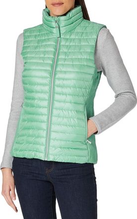 Tom Tailor Damen 1024130 Lightweight Steppweste, 25986-Soft Leaf Green, M