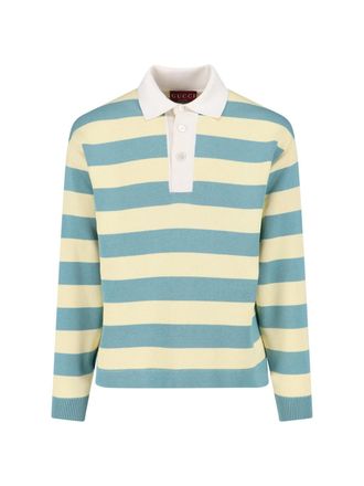 Gucci Gestreiftes Polohemd