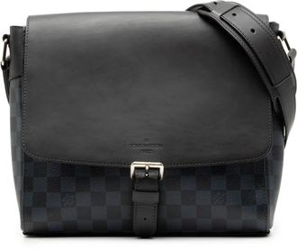 Louis Vuitton Hobo Bags - Damier Cobalt Newport Messenger PM - Gr. unisize - in Schwarz - f&uuml;r Damen