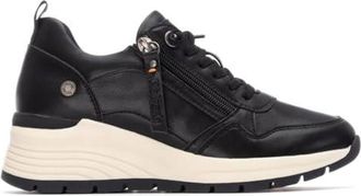 Refresh Sneakers Femme Noir - Chaussures Confortables et polyvalentes - Mode d&eacute;contract&eacute;e - Mod&egrave;le 17293804 (Taille39)
