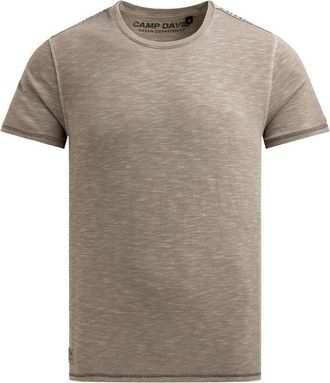 Camp David Rundhalsshirt aus Baumwolle