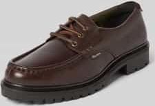 Barbour Schn&uuml;rschuh aus Rindsnappa mit Profilsohle