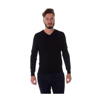 Armani Jeans Gem&uuml;tlicher Strickpullover - - Knitwear - Herren - Schwarzk - L