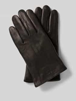 Bugatti Handschuhe mit Label-Detail
