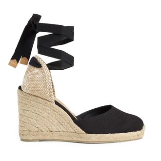 Castaner Carina/8/001 9 cm Wedges - - Shoes - Damen - Schwarzk - 41 EU