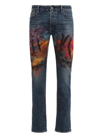Moorer Pavel Five-Pocket-Jeans - Blau