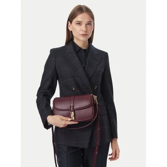 Tommy Hilfiger Handtasche Tommy Hilfiger Th Heritage Conv Crossover AW0AW19321 Dunkelrot