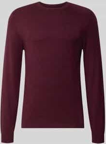 Mc Neal Strickpullover mit geripptem Rundhalsausschnitt