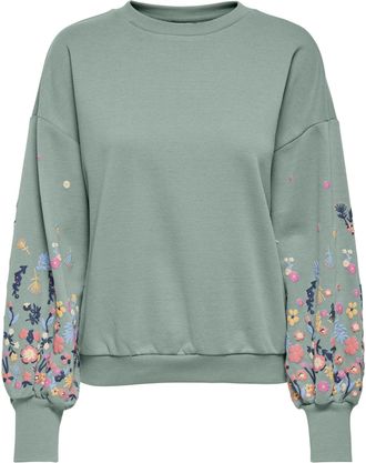 Only Onlbrooke L/S O-Neck Flower SWT Noos