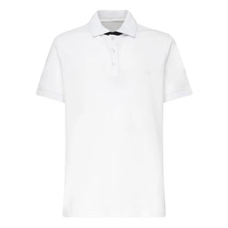 Fay Wei&szlig;e T-Shirts und Poloshirts mit Logo - - Tops - Herren - Wei&szlig; - 3XL