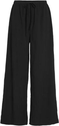 Vila Vila Vibirna Pants 7 / S Pantalon, Noir, W40 Femmes