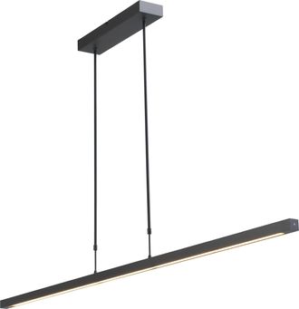Licht-Erlebnisse Exklusive LED Pendelleuchte (Tiefe: 1,5m max., Modern, in Schwarz, 6270 Lumen, 2700K, Pushdimmer) Sparlampe LED-Lampe Lampe Innenlampe Energiesparlamp