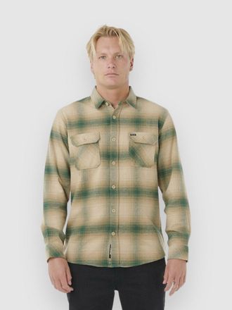 Rip Curl Count Flannel Hemd khaki rock