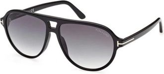 Tom Ford Homme, Accessoires, Noir, Taille: 59 MM Jeffrey Ft0932 01B Lunettes de soleil
