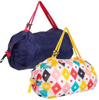 Angoily 2 Pièces à Réutilisable Pliable Grand Cabas à Capacité Pratique pour Courses Marché et Voyages Durables