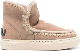 Mou Femme, Chaussures, Brun, Taille: 36 EU Eskimo Baskets Bold Glitter Logo