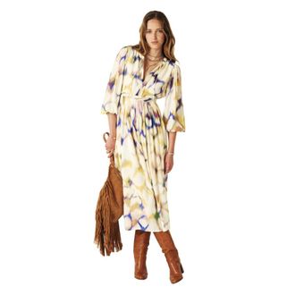 BA&SH Femme, Robes, Multicolore, Taille: 36 FR Robe Floria