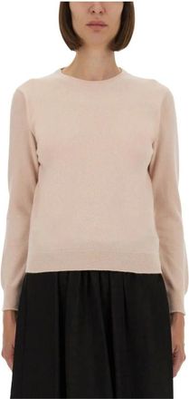 Maison Margiela Femme, Pulls, Rose, Taille: 38 FR Maille ras du cou
