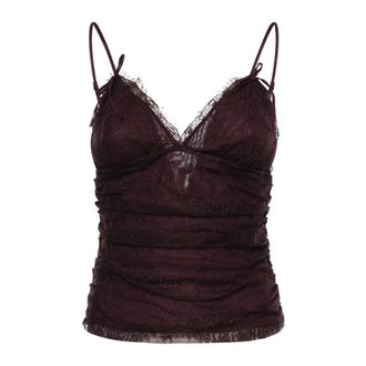 Pinko Pinko, Femme, Tops, Rouge, Taille: 36 FR Sleeveless Top
