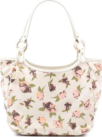 Fendi Crossbody Bags - Zucca Canvas Rose Printed Chef Handbag - Gr. unisize - in Braun - f&uuml;r Damen