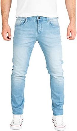 Yazubi Jean Clair pour Homme modèle Akon - Jean Slim fit en Coton pour Hommes, Bleu Clair (Blue Shadow 174020), W30/L34
