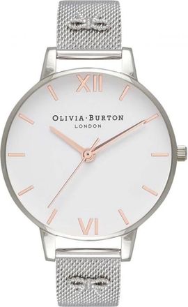 Olivia Burton Femme, Accessoires, Gris, Taille: ONE Size Montre en acier inoxydable