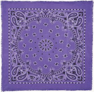 Kujten Grand bandana cachemire imprimé - Grand Bandana Hachiko