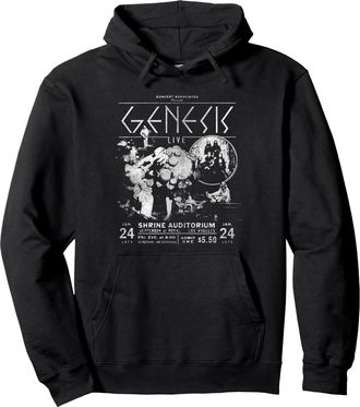 Genesis Live 1975 Shrine Auditorium Los Angeles Pullover Hoodie
