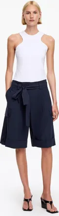 Arket Utility-Shorts Aus Pima-Baumwolle -Blau