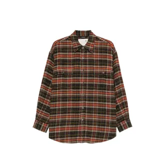 R13 Plaid Buttoned Shirt