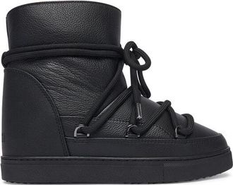 INUIKII Schneeschuhe Full Leather Wedge 1001.004.0092 Schwarz