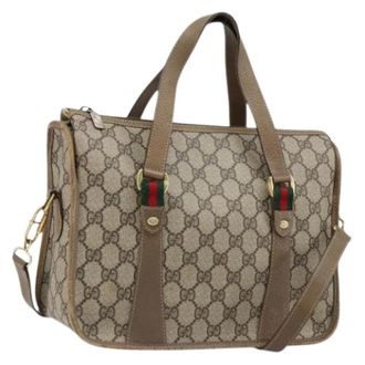 Gucci Pre-owned Vintage GG Canvas Tote - - Pre-owned - Damen - Beige - ONE SIZE