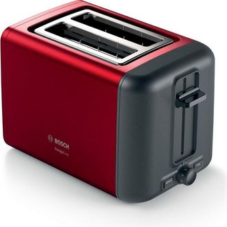 Bosch Kompakt-Toaster DesignLine TAT3P424DE,rot/schwarz