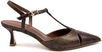 Sergio Levantesi Femme, Chaussures, Brun, Taille: 37 EU Escarpin &agrave; bride en T