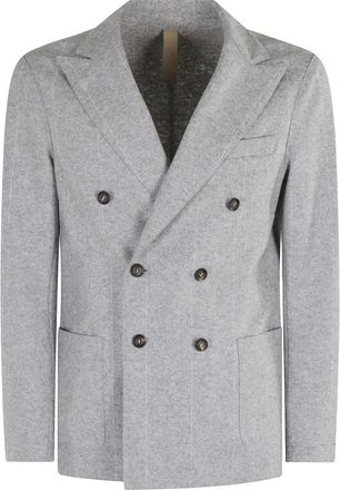Eleventy Homme, Vestes, Gris, Taille: M Giacca Doppiopetto