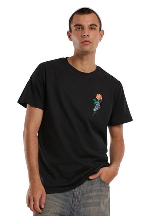 Mister Tee Herren Chrome Skeleton Hand Tee Black, L