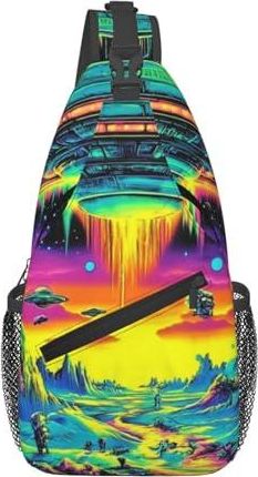 Generic Sac &agrave; bandouli&egrave;re boh&egrave;me pour homme - Sac &agrave; dos de randonn&eacute;e pour homme