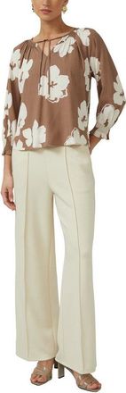 s.Oliver Black Label Langarmbluse mit floralem Muster