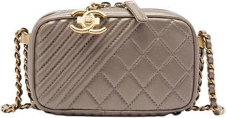 Chanel Sac bandouli&egrave;re Coco Boy Pre-owned - Femme - Pre-owned - Beige - Taille: ONE Size