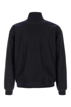 Jil Sander Mens Midnight Blue Wool Jacket 402 Exterior: Giacche E Gilet