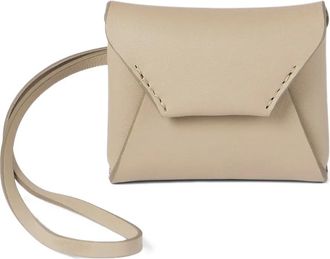 Brunello Cucinelli leather bag charm - Nude