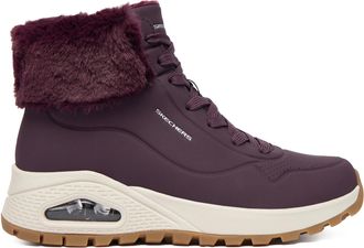 Skechers Schn&uuml;rschuhe Skechers Uno Rugged 167274/WINE Dunkelrot