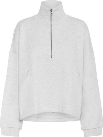 Gestuz Femme, Sweatshirts et sweats &agrave; capuche, Gris, Taille: 44 FR Zip-throughs