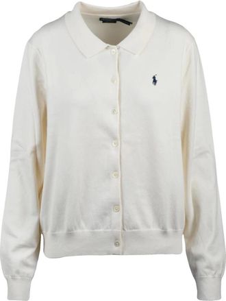 Polo Ralph Lauren Femme, Pulls, Blanc, Taille: 42 FR Rebecchina Cardigan