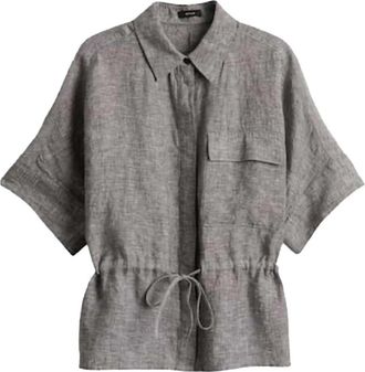 OPUS Bluse Langarm 10574913218444 - - Blouses & Shirts - Damen - Grau - 2XL
