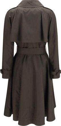 Burberry Womens Bicolor Cotton Coat Clothing