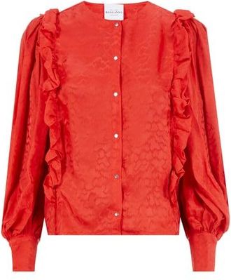 Roseanna Blouse Dustin satin&eacute;e