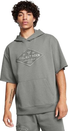 Under Armour Project Rock Kapuze mit Kordelzug f&uuml;r Herren, leger (Gr&uuml;n)