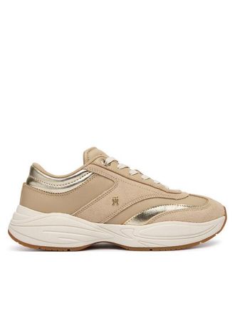 Tommy Hilfiger Sneakers Th Modern Sporty Runner Leather FW0FW09590 Beige